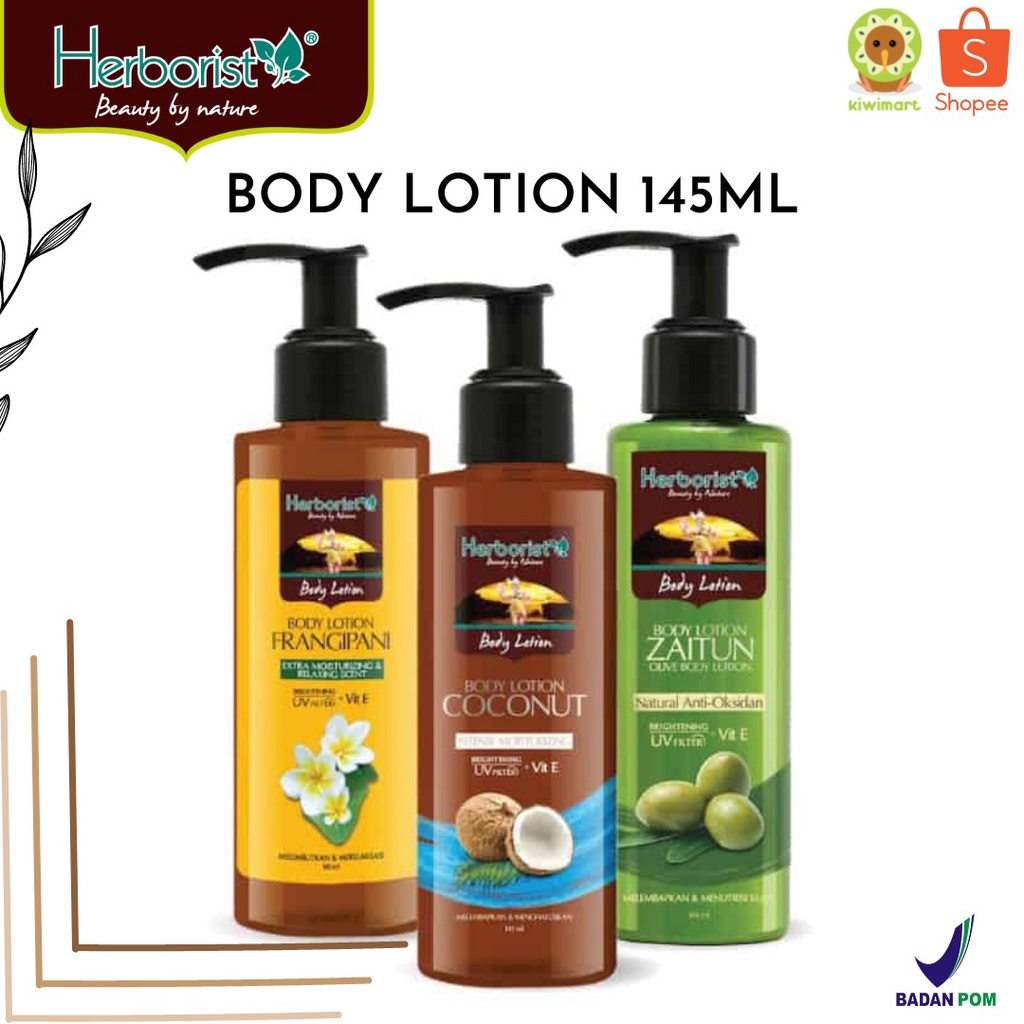Jual HERBORIST BODY LOTION WHITENING UV FILTER - HERBORIS LOTION 145ML ...