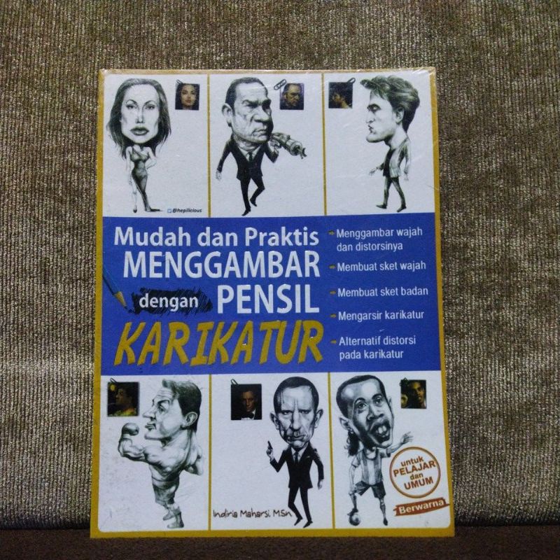 Jual Mudah dan praktis menggambar dengan pensil karikatur. r6 | Shopee ...