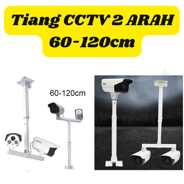 Jual Tiang Bracket Cctv Bentuk T Double Bracket Teleskopik Custom 60 ...
