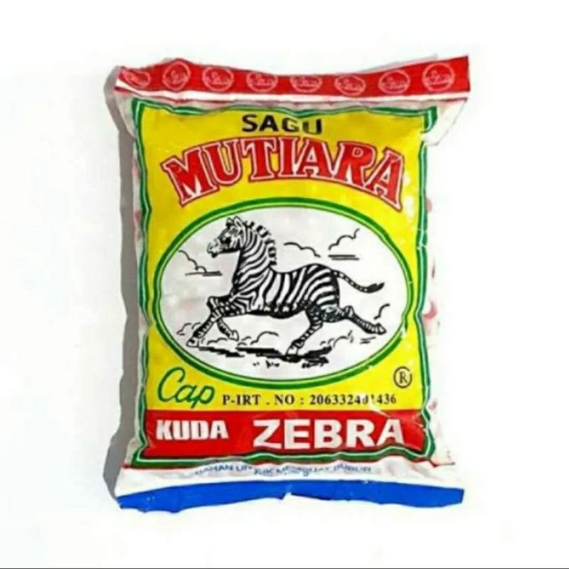 Jual SAGU MUTIARA CAP ZEBRA 100 gr / MUTIARA ZEBRA / SAGU MUTIARA CAP ...