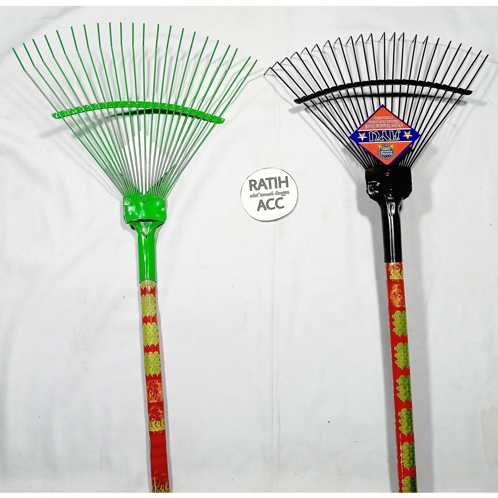 Jual SAPU GARUK DAUN BESI ANTI KARAT PATAH TAMAN GAGANG KAYU HALAMAN ...