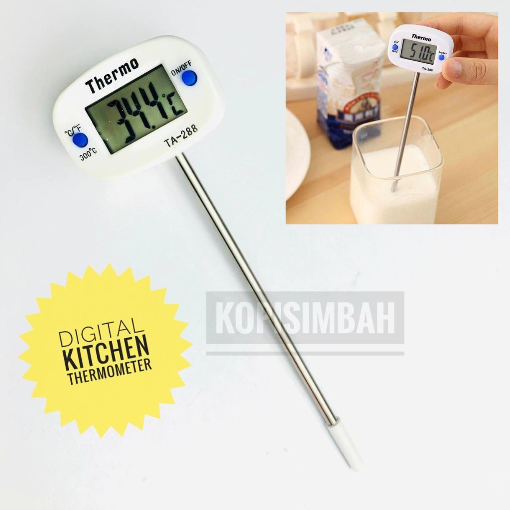 Jual Termometer Dapur Digital Kitchen Thermometer Alat Pengukur Suhu ...