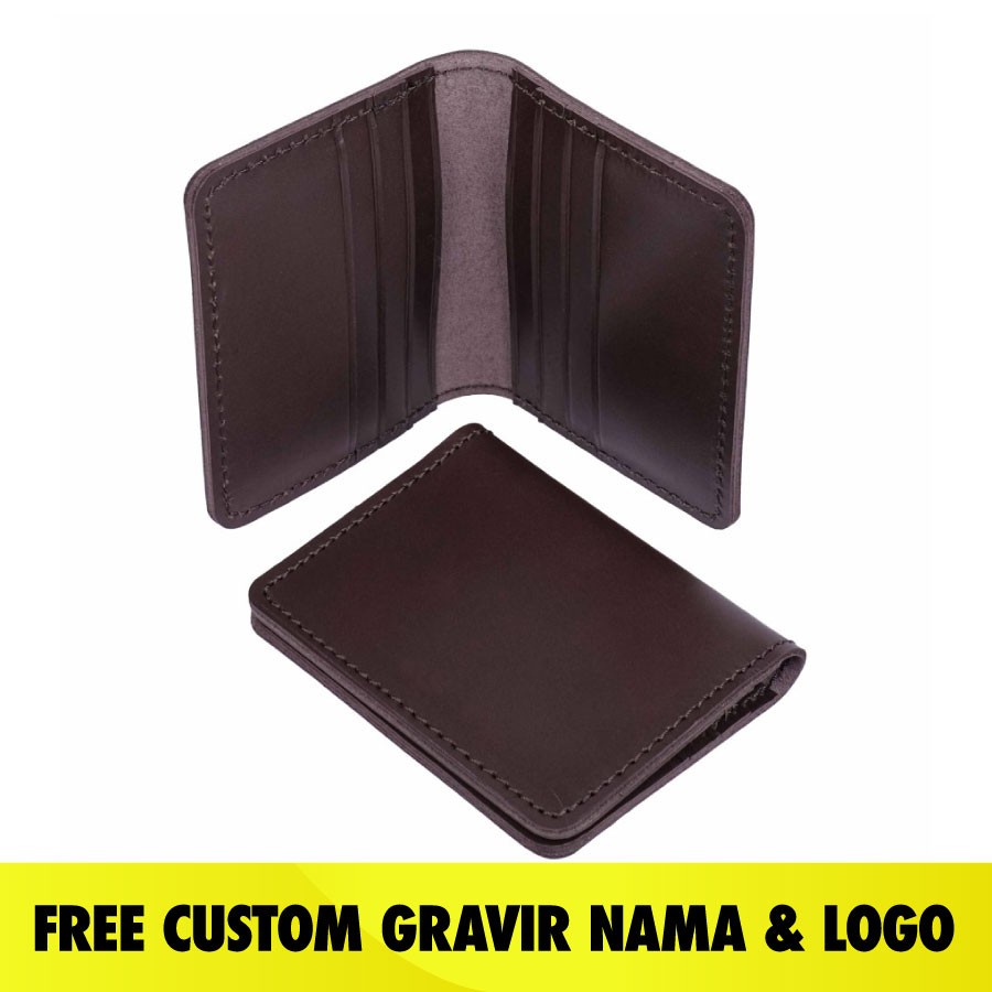 Jual Dompet Kartu FREE CUSTOM NAMA 8 Slot Slim Wallet Card Holder ATM ...
