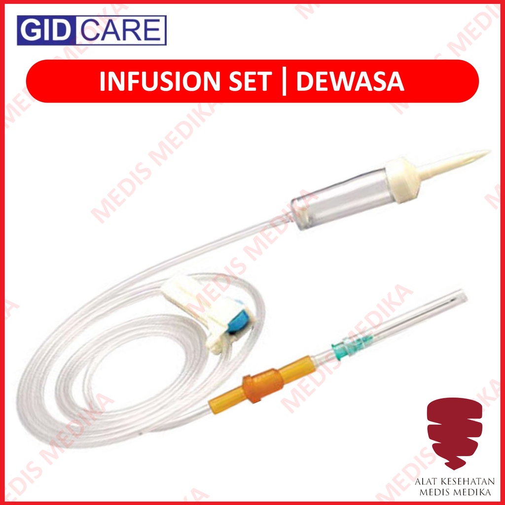 Jual Infusion Set Adult GID Care Alat Bantu Selang Infus Set Dewasa ...