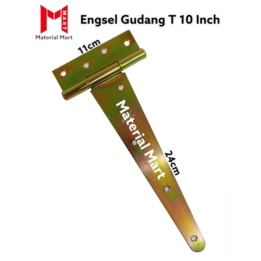Jual 1 PC Engsel Gudang T 10" | Engsel Pintu Gudang 10 Inch | Engsel T ...
