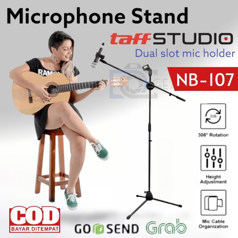 Jual Aneka Microphone Mikrofon mic stand merek taffstudio NEW | Shopee ...