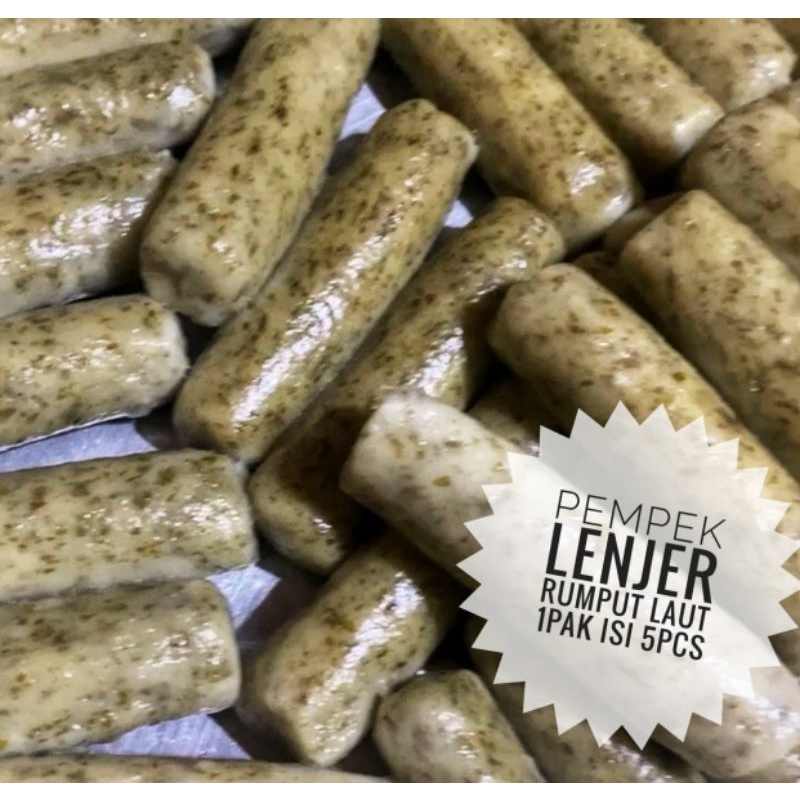 Jual PEMPEK LENJER RUMPUT LAUT VEGETARIAN FOOD FROZEN FOOD MAKANAN KHAS ...
