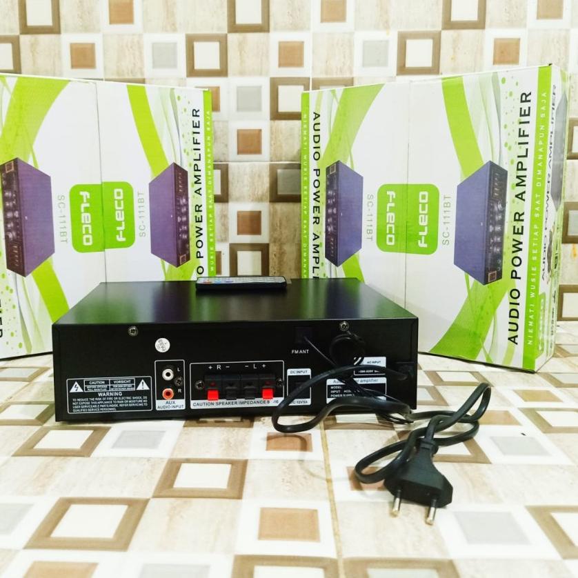 Jual Harga Bersahabat Amplifier Bloetooth Fleco SC 111 BT/Power ...