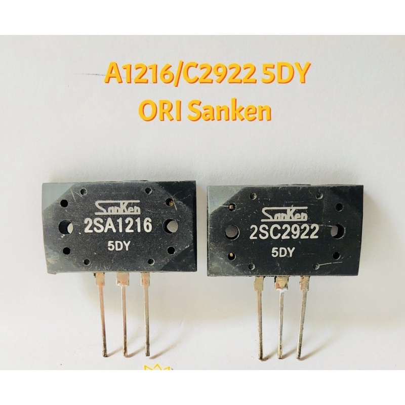 Jual Transistor A1216/C2922 5DY ORI Sanken (1 SET) | Shopee Indonesia