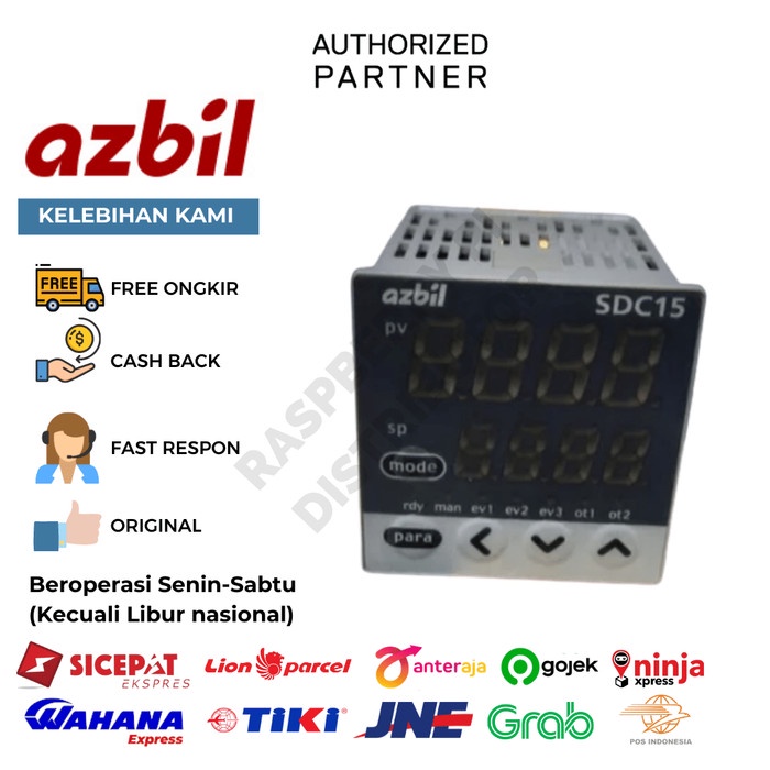 Jual Temperature Controller Azbil C15Mtr0Ta0100 Sdc15 Original | Shopee Indonesia