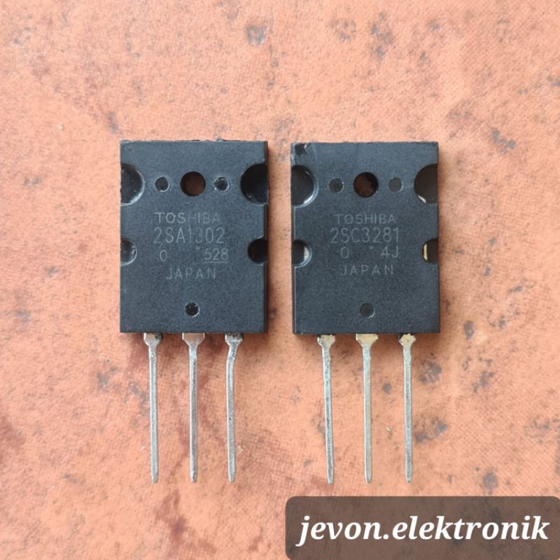 Jual IC Toshiba 2SA1302 2SC3281 1 SET Japan Transistor SA1302 SC3281 ...
