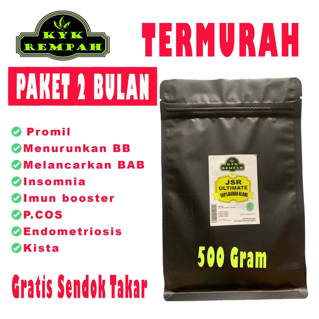 Jual PAKET [ 2 BULAN 500 GRAM ] COMBO RAMUAN JSR | JSR ULTIMATE ...