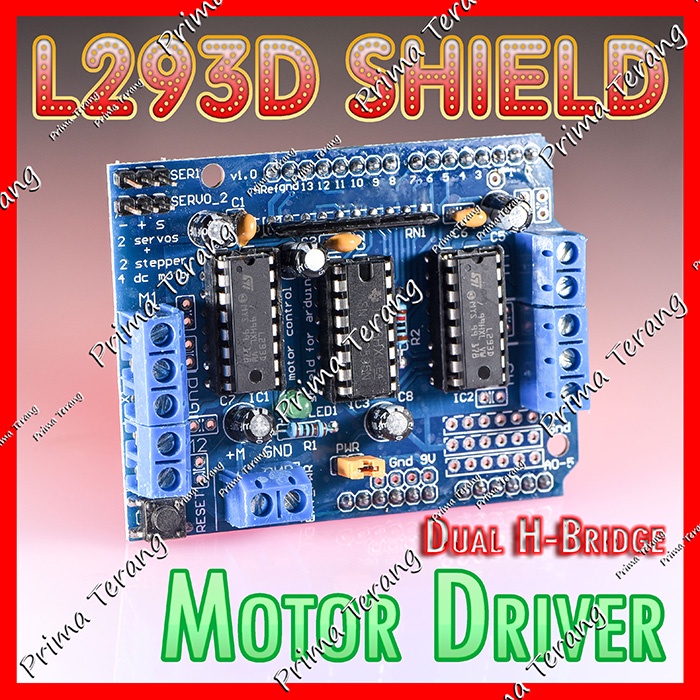Jual L293D Shield Motor Driver L293 Arduino 293 | Shopee Indonesia