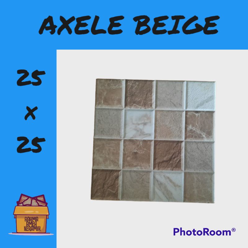 Jual Keramik Lantai Kamar Mandi AXELE BEIGE Mulia | Shopee Indonesia