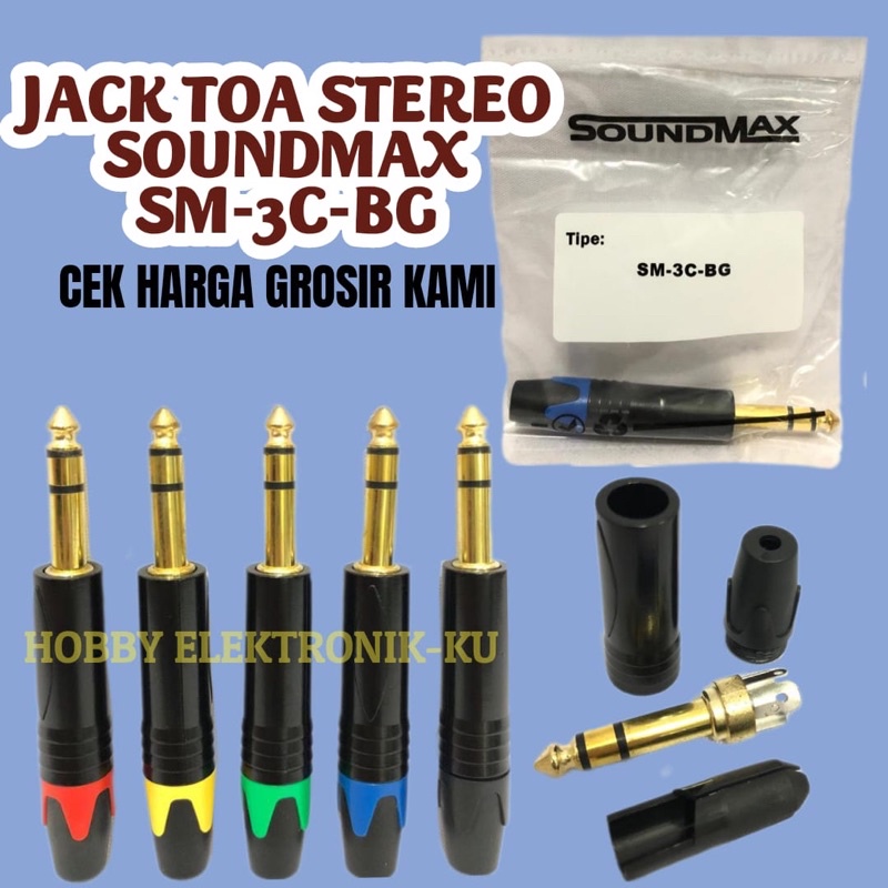 Jual JACK TOA JEK AKAI STEREO SOUNDMAX SM-3C-BG | Shopee Indonesia