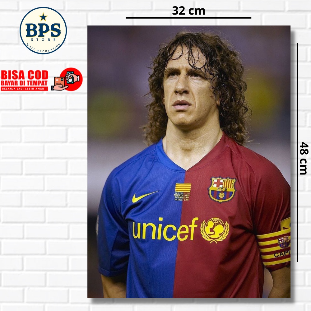 Jual POSTER CARLES PUYOL - FOTO PUYOL - POSTER BARCELONA - POSTER SEPAK ...