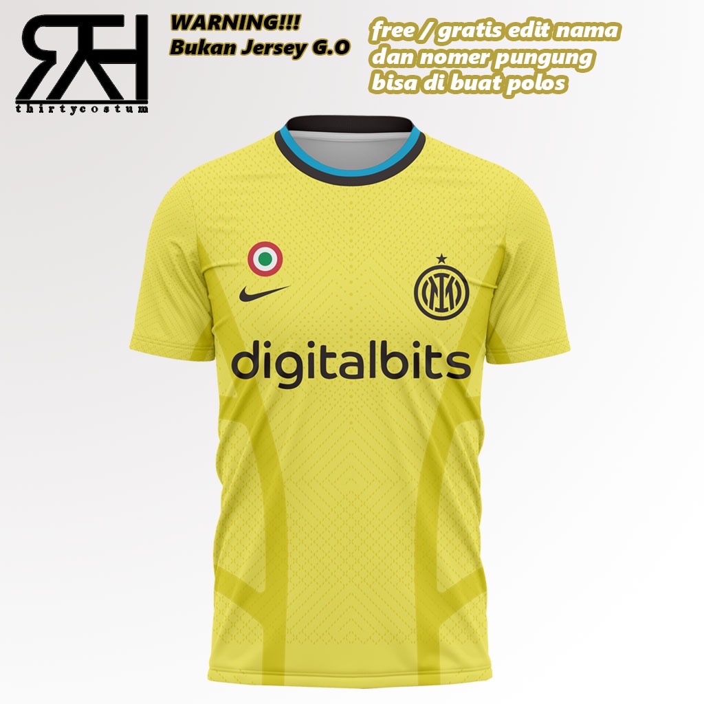 Jual Jersey Inter Away 2022 Full Printing Free NamSet | Shopee Indonesia