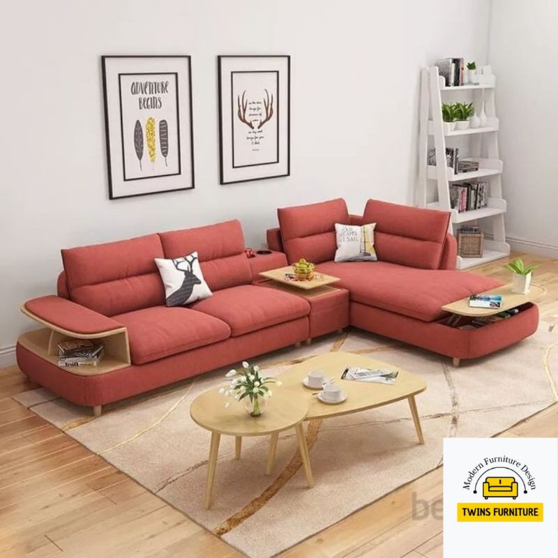 Jual SOFA L SHAPE MINIMALIS MODERN MODEL CANTIK MINIMALIS | Shopee ...