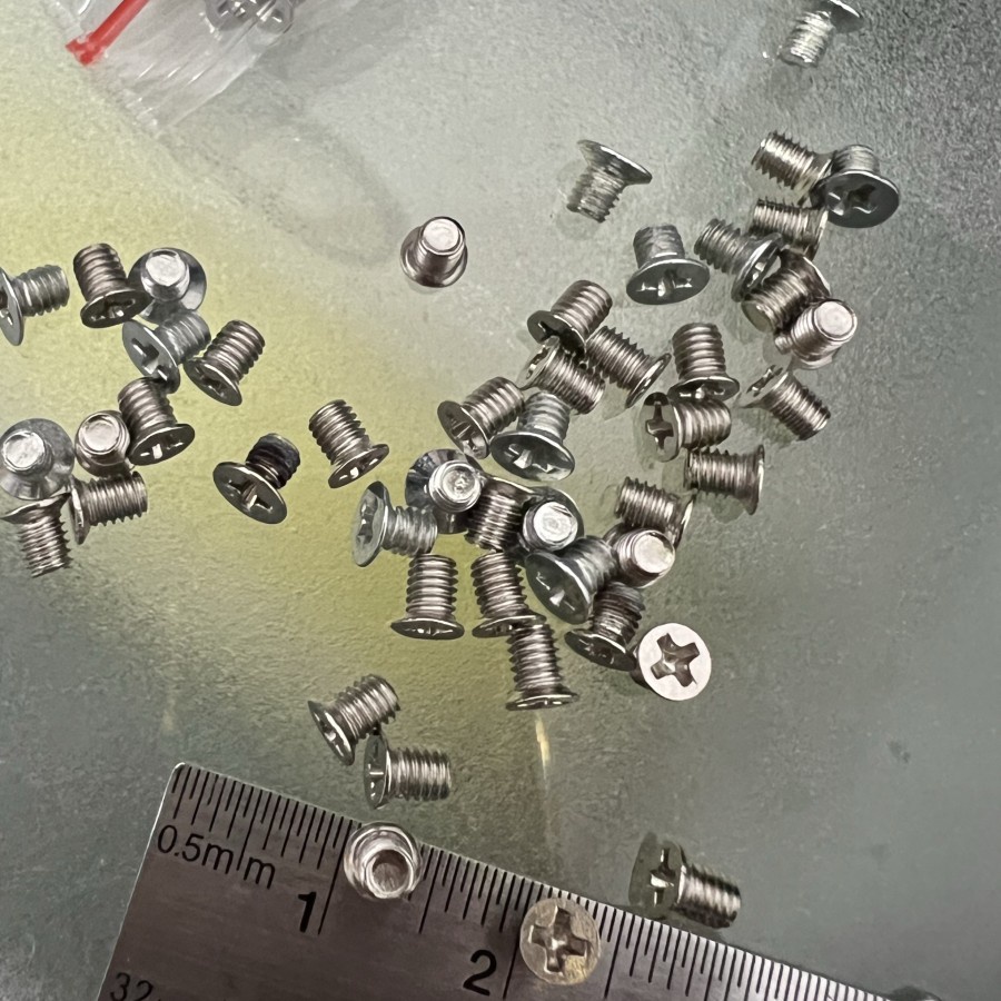 Jual Baut Skrup Sekerup Screw kecil tas dompet mata ayam | Shopee Indonesia