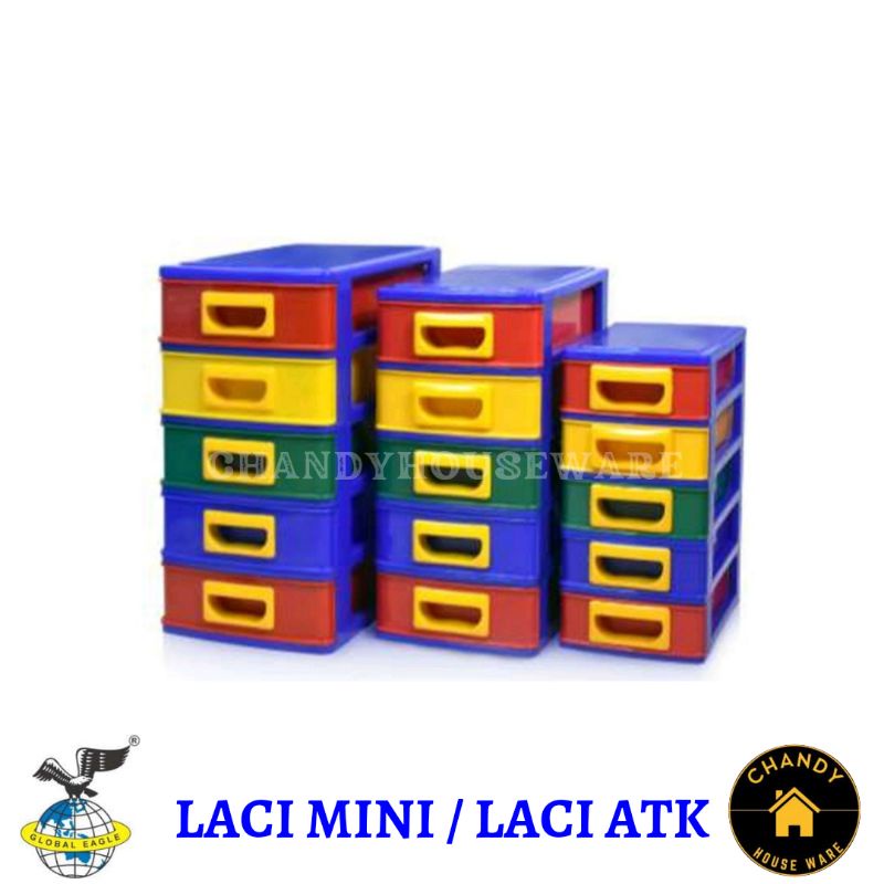 Jual LACI MINI / LEMARI MINI / CONTAINER MINI GLOBAL EAGLE SUSUN 3 4 5 ...