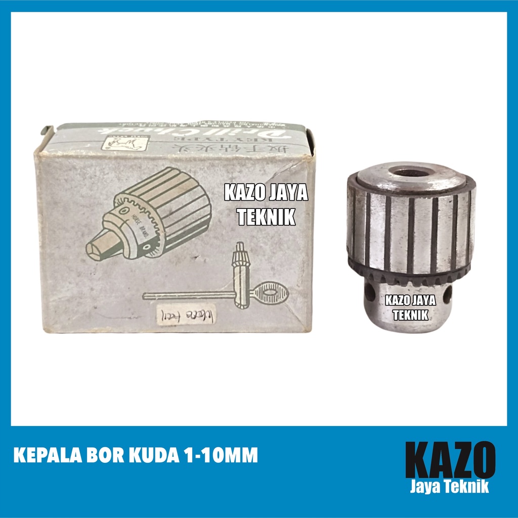 Jual Kepala Bor Duduk Cap Kuda 1-10mm / Drill Chuck 10mm | Shopee Indonesia