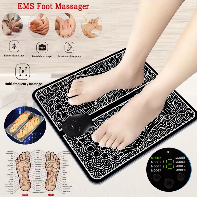 Jual Ems Foot Massager Alat Pijat Kaki Elektrik Foot Mat Usb Bantalan 4262