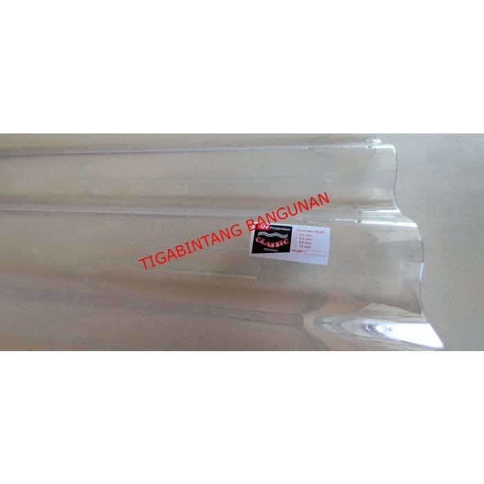 Jual Atap Fiber Gelombang Transparan / Atap Bening 082 | Shopee Indonesia