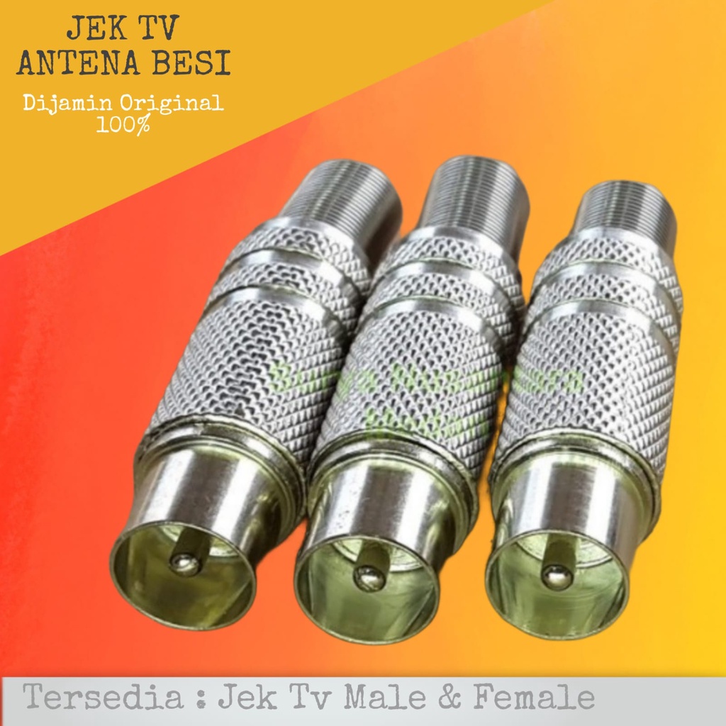 Jual JEK TV BESI MALE FEMALE / JEK TV ANTENA BESI / COLOKAN ANTENA TV ...