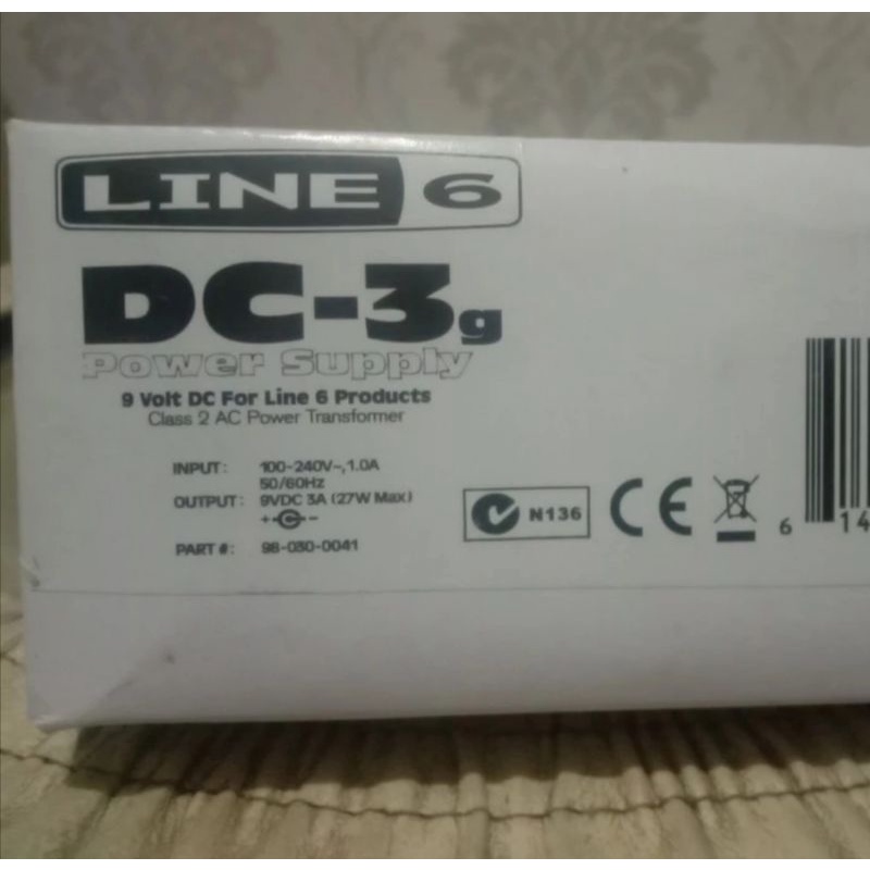 Jual POWER SUPPLY LINE 6 DC-3G DC3G/ADAPTOR EFFECT LINE 6 ORIGINAL ...