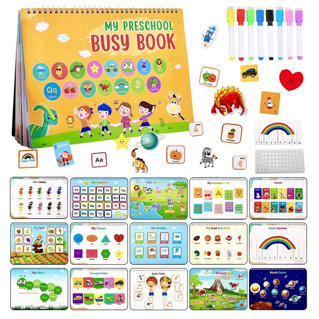 Jual My preschool busybook | Shopee Indonesia