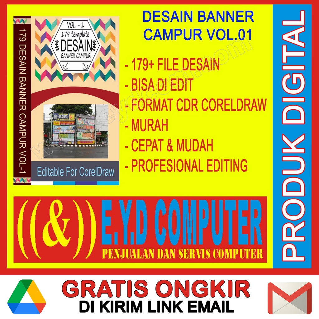 Jual DESAIN BANNER SPANDUK CAMPUR VOL-1 ROOL UP X BANNER KOLEKSI ...
