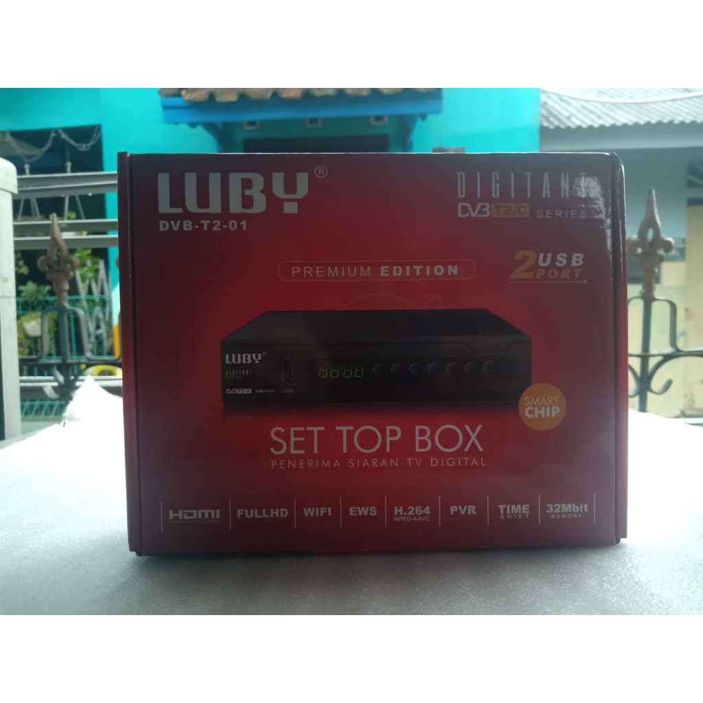 Jual STB SET TOP BOX LUBY DVB-T2-01 PREMIUM EDITION 100% ORIGINAL | Shopee Indonesia
