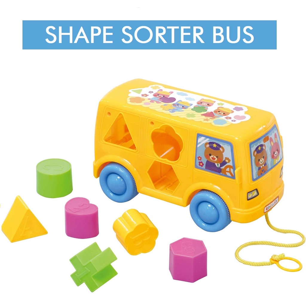 Jual Mainan Anak Shape Sorter Bus 666-18 Belofty Toys | Shopee Indonesia