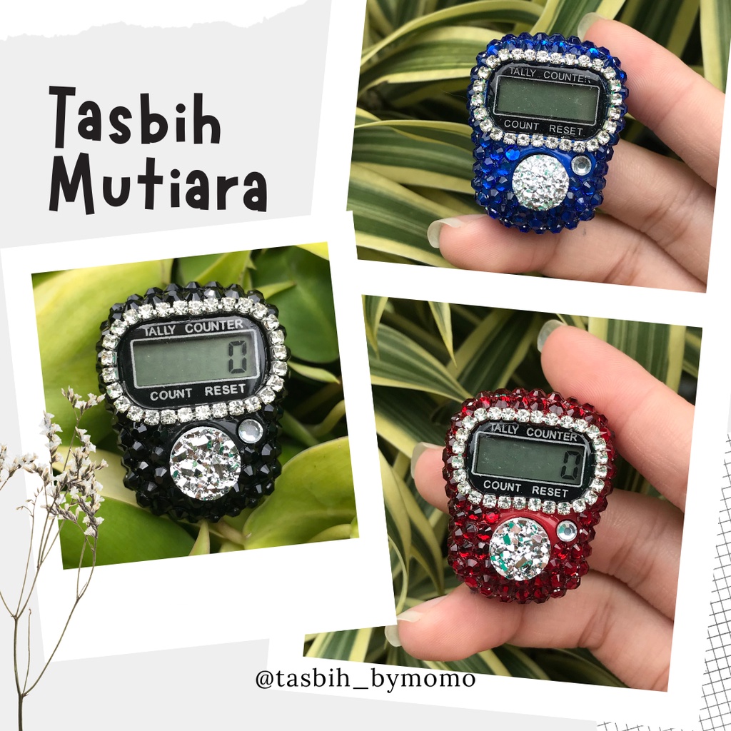 Jual Tasbih digital swarovski murah / Tasbih digital cantik / Tasbih ...