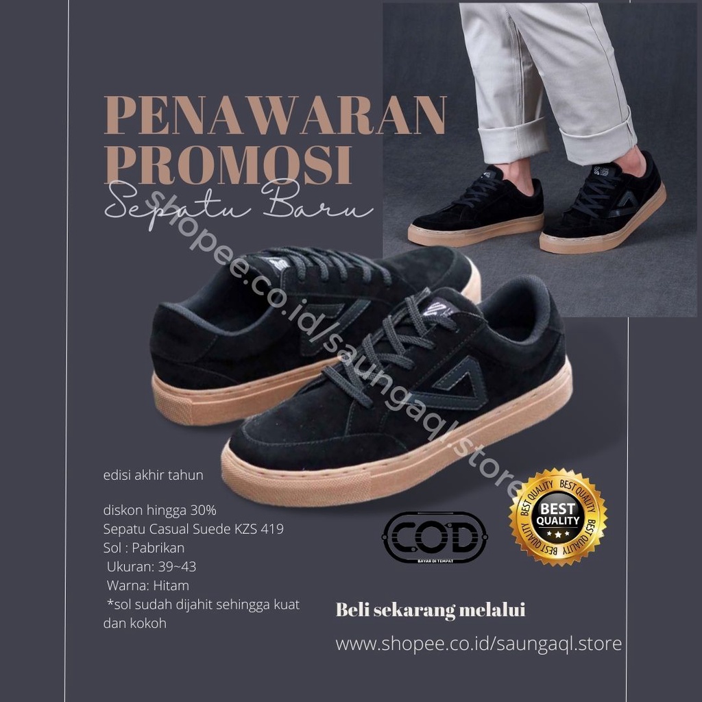 Jual Sepatu Spatu Santai Formal Pormal Casual Kasual Gaya Original Ori ...