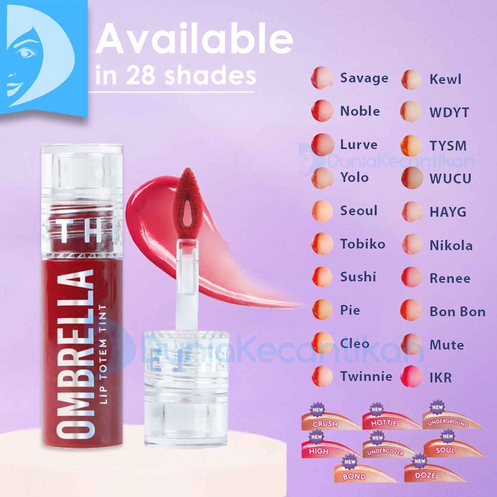 Jual SOMETHINC Ombrella Lip Totem Tint Bibir Plumpy Juicy Sehat Lip tint somethinc | Shopee ...