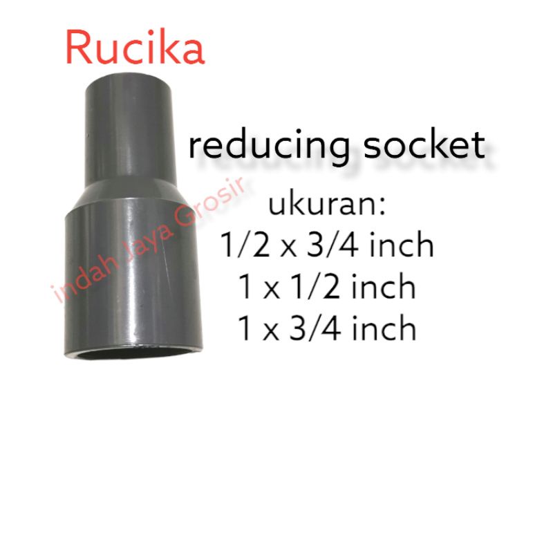 Jual Reducing socket rucika vlok sok sambungan pipa air | Shopee Indonesia