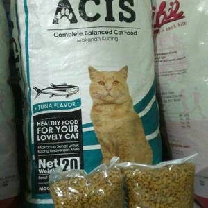 Jual ACIS repack 1 kg - makanan kucing - rasa tuna | Shopee Indonesia
