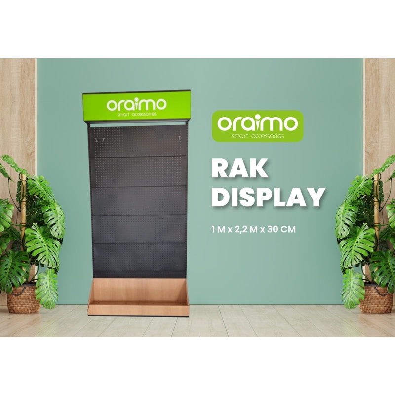 Jual ORAIMO Rak Display Aksesoris Premium ORM2200 Ukuran 1Mx2.2Mx30cm ...