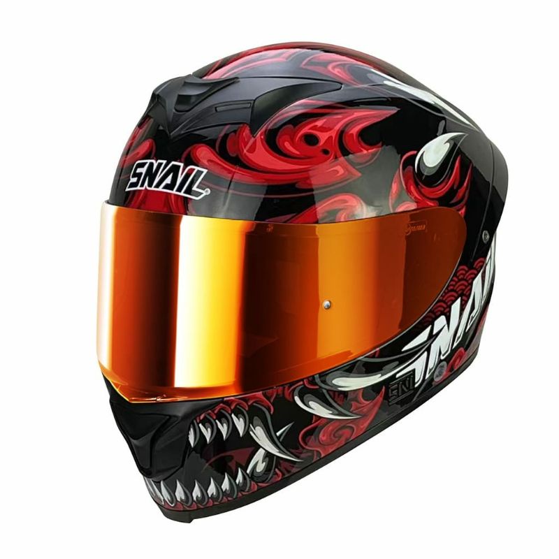 Jual HELM SNAIL FFS2 DEVIL GLOSS AND DOFF | Shopee Indonesia