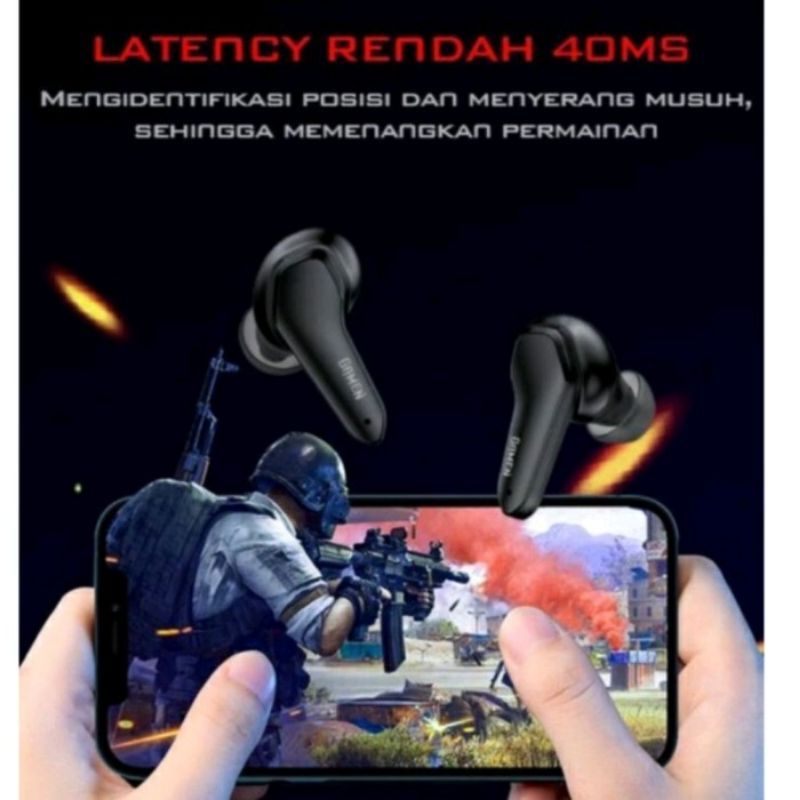 Jual Earphone TWS Bluetooth 5.0 GAMEN SIRENS HD Sound Gaming Earbuds ...