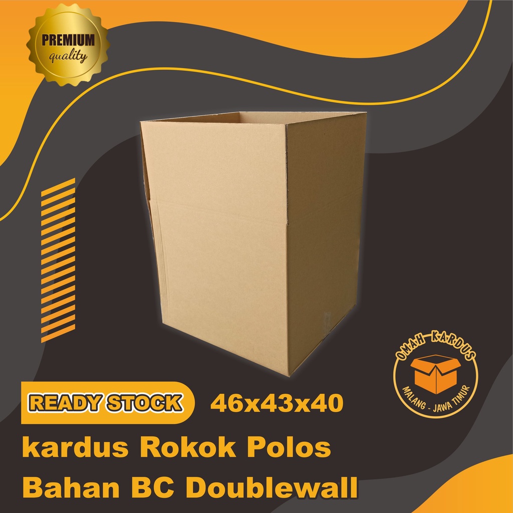 Jual Kardus rokok polos 46x43x40 cm coklat polos | Box Rokok | box ...