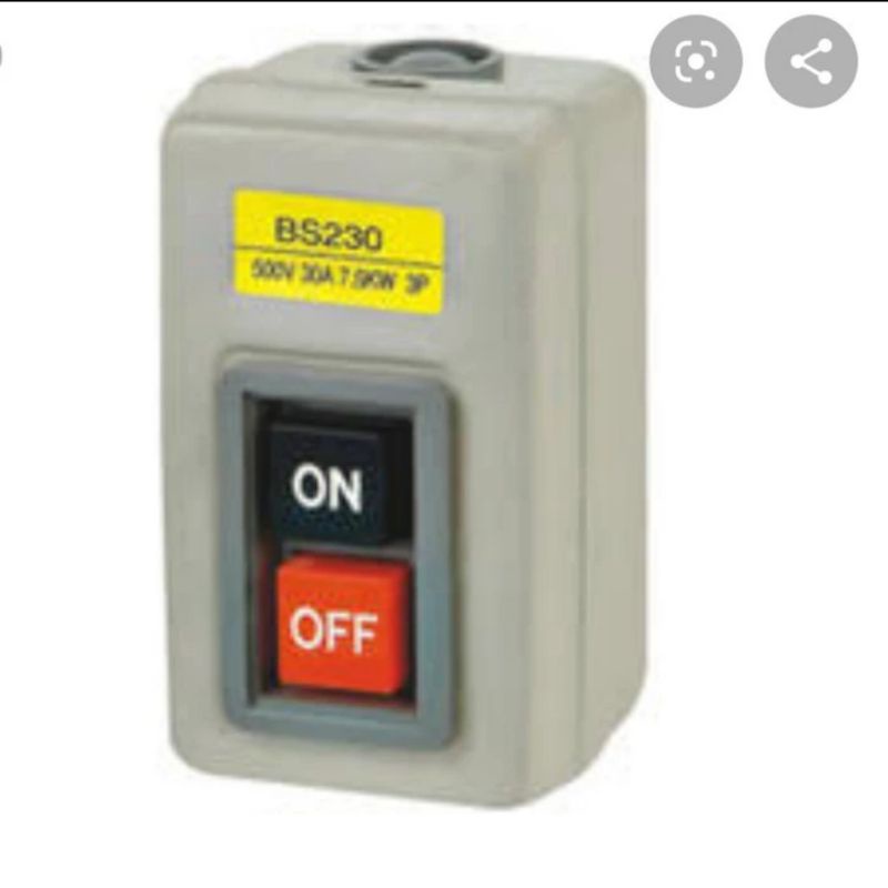 Jual Power Push Button BS 230 ON OFF 30A | Shopee Indonesia