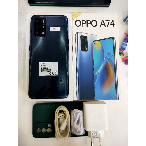 Jual oppo a74 ram 6/128 full set mulus | Shopee Indonesia