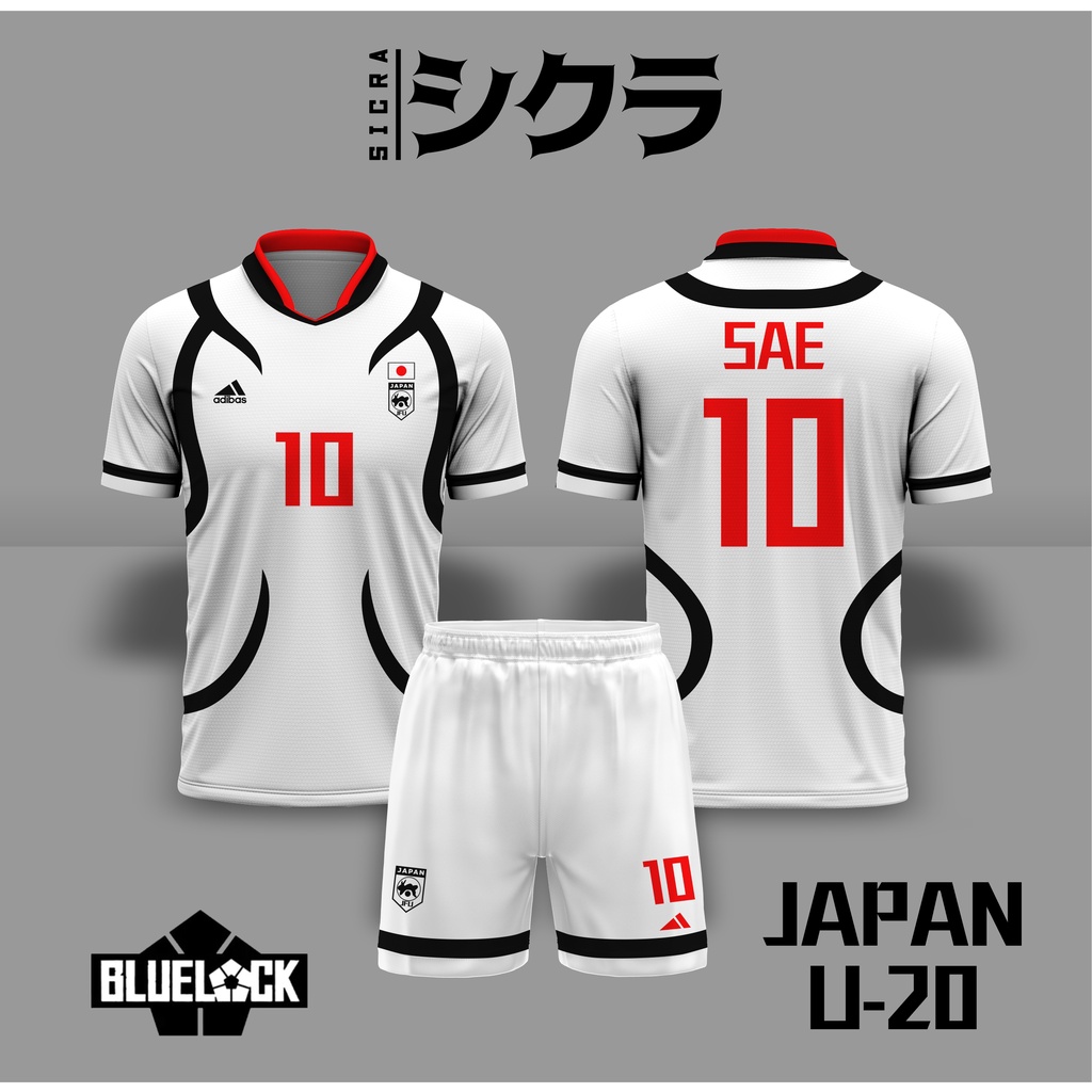 Jual Jersey Anime Blue Lock Japan U-20 team Cosplay Bola Manga | Shopee ...