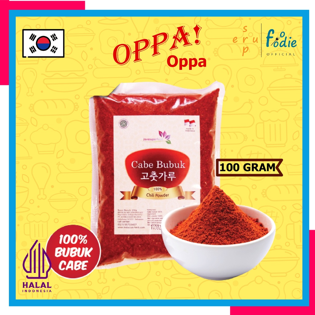 Jual SUPERFOODIE Bubuk Cabai / Bubuk Cabe Kasar / Cabe Cabai Bubuk ...