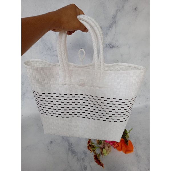 Jual Tas Anyaman Jali Handle 2 / model Tenteng / anyaman handmade ...