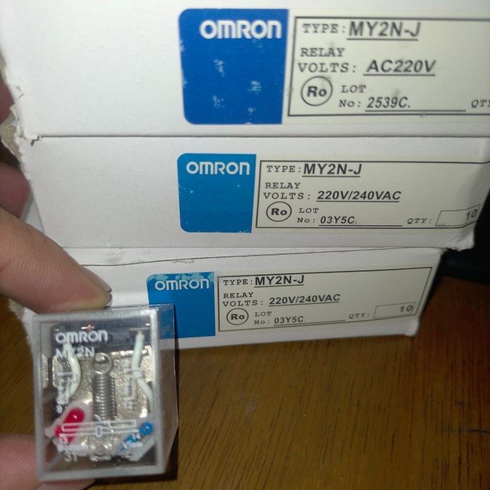 Jual :0:0:0] Omron relay my2n 220v ac. 24dc | Shopee Indonesia