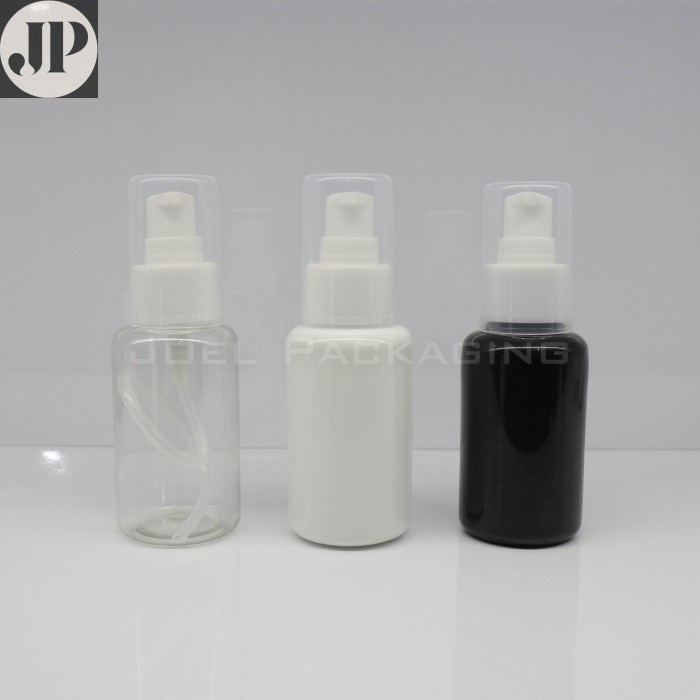 Jual BOTOL PUMP TREATMENT 60ML PUTIH FULL CAP 60 ML TUBULAR PET - Botol ...