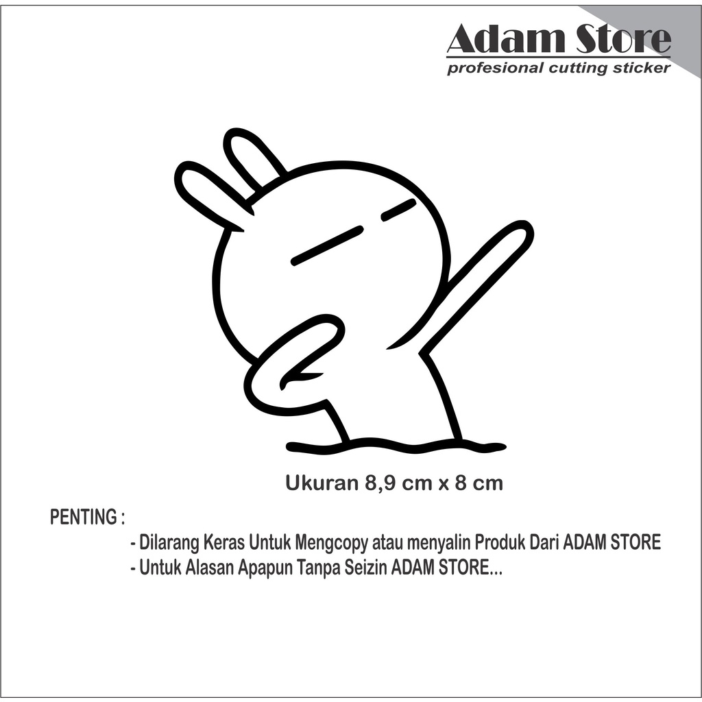 Jual TUZKI01 sticker tuzki sticker telegram tuzki sticker sticker tuzki ...